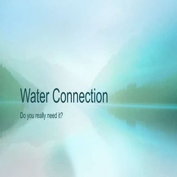 Water connection | PPT