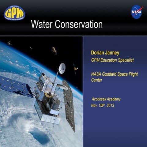 Water conservation for Middle Schools | PPTX
