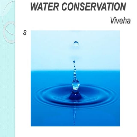 Water conservation ppt | PPTX
