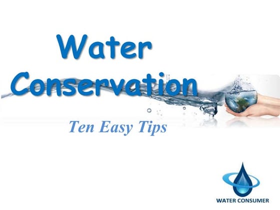 7 smart tips to save water | PPT