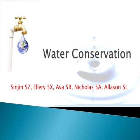 Water conservation | PPTX