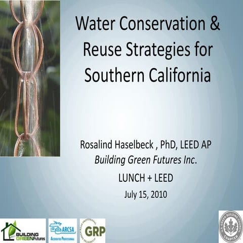 Water conservation and reuse strategies | PDF