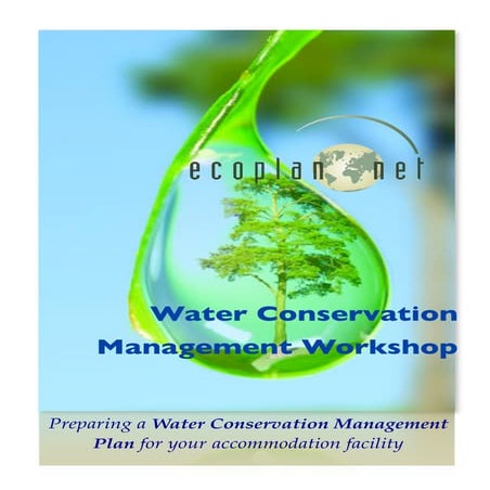 Water Conservation Management Planning Workshop (Tourist Accommodation ...