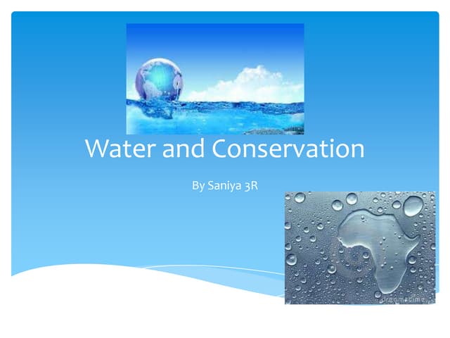 Save water | PPT