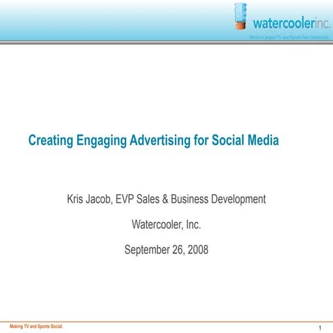Creating Engaging Advertising for Social Media | PPT