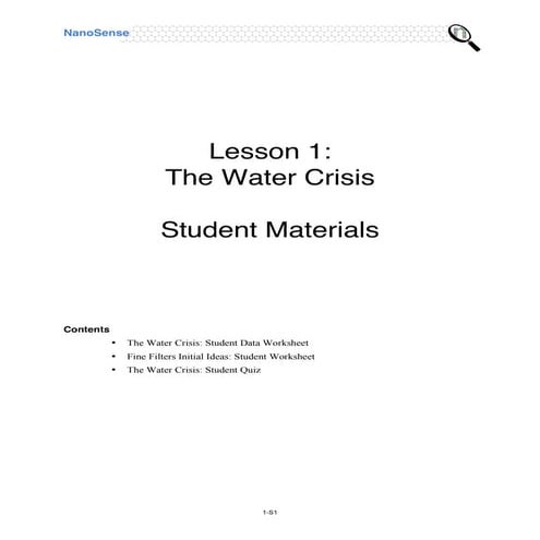 Water crisis | PDF | Water Services | Home Utilities