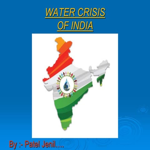 Water Crisis Of India.ppt