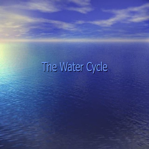 Water Cycle | PPT