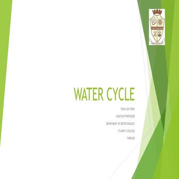 Water cycle | PPT