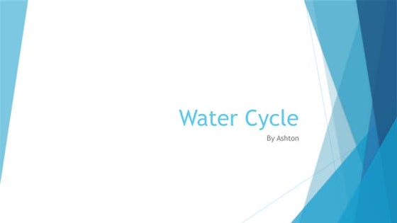The water cycle for elementary | PPT