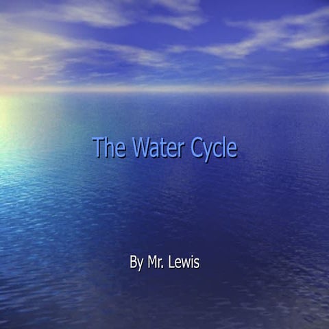 Water Cycle Powerpoint | PPT