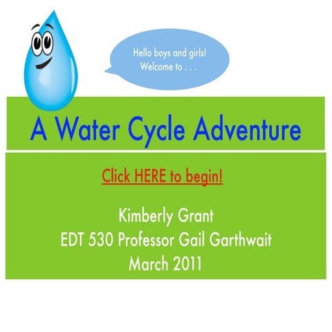 Water Cycle interactive presentation | KEY