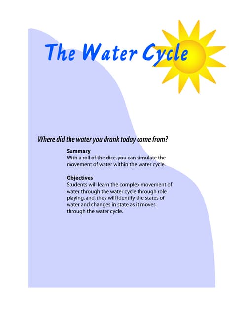 Water in Earth's Hydrosphere PP v2.ppt | Chemistry | Science