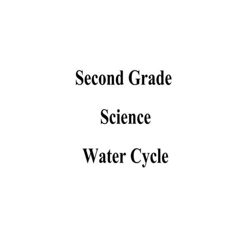 Water cycle (science) | PPT