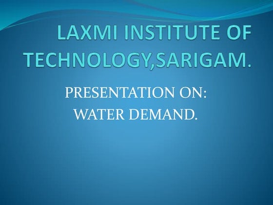 Water balance diagram | PDF