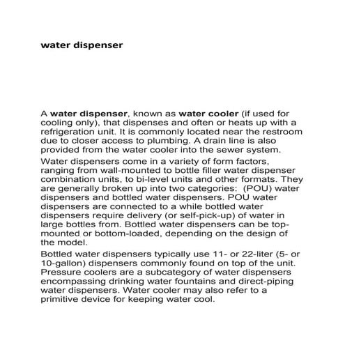water dispenser.docx