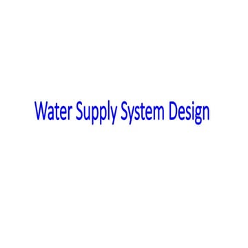 Water Distribution .pptx Mixing Basin Design.pptx Water Resources ...