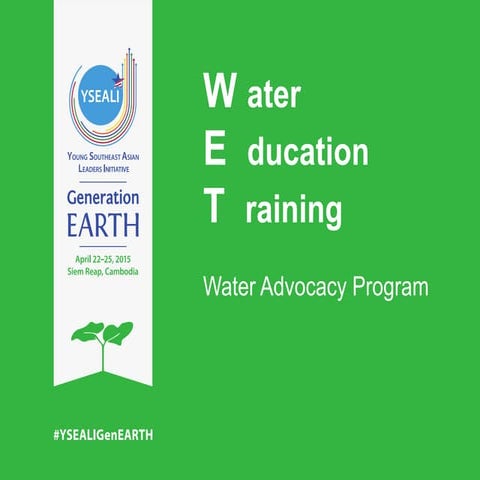 Water Education Training | PPTX