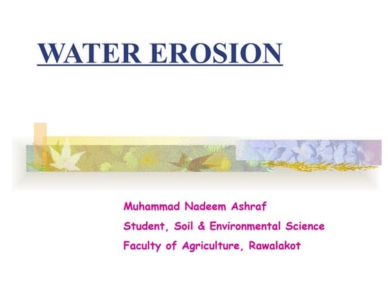 Soil erosion | PPT