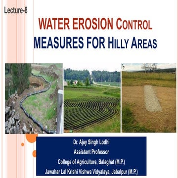Erosion control measures | PDF