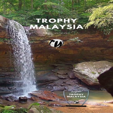 Waterfall Crystal Plaque at Trophy-World Malaysia | PDF