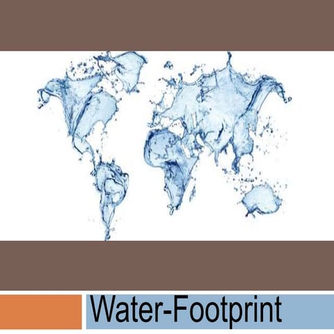Water footprint | PPT