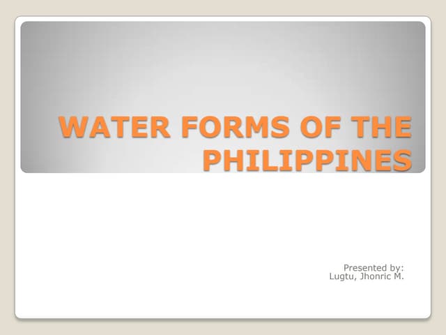 The philippine landforms | PPT