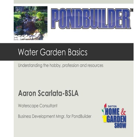 Water garden basics | PPT
