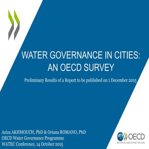 Water governance in cities - WATEC | PPTX