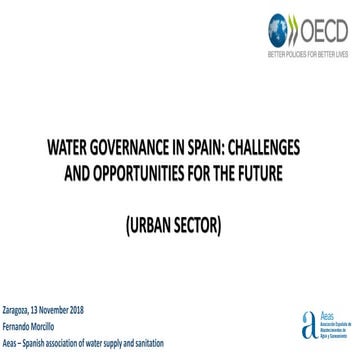 Water Governance in Spain - Urban Water Sector, AEAS | PDF | Water ...