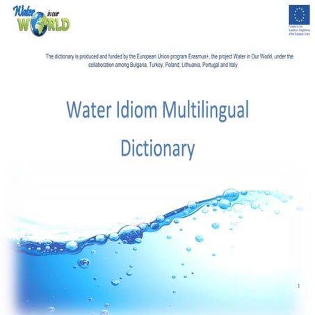 Water idioms Dictionary | PDF