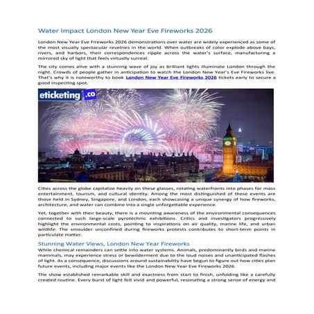 London New Year Eve Fireworks Attract Massive Worldwide Viewership and ...