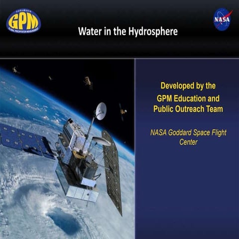 Water in Earth's Hydrosphere PP v2.ppt | Chemistry | Science
