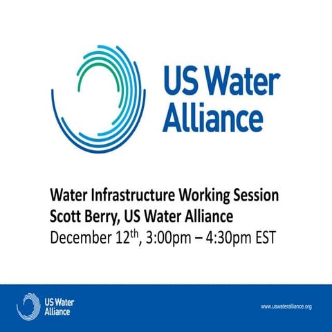 Water Infrastructure WS - Scott Berry | PPTX