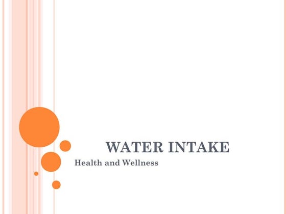 Drinking water | PPT