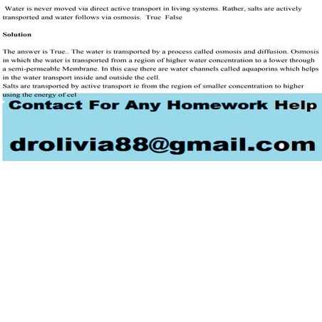 Water is never moved via direct active transport in living systems. R.pdf