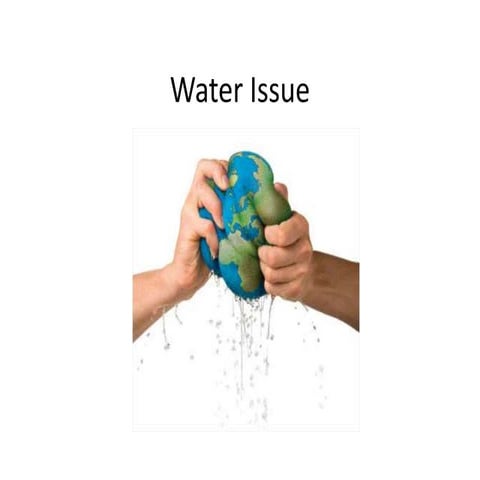 Water issues | PPT