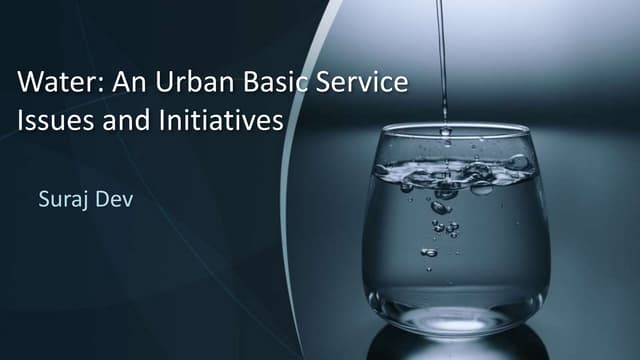 Introduction to water supply scheme | PDF