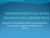 7th resources of sw asia - water and oil issues | PPT