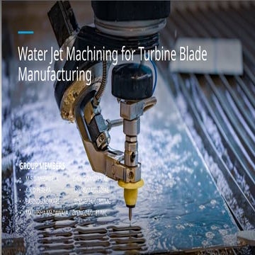 Manufacturing process of Turbine blade | PDF