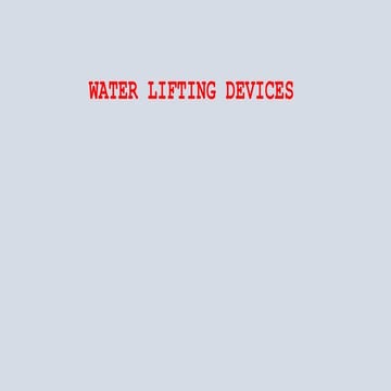 WATER LIFTING DEVICES in pump engineering1.pptx