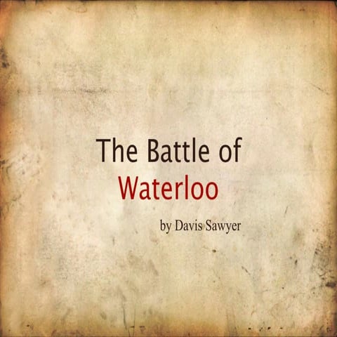 Waterloo | PDF