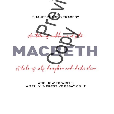 Macbeth Acts 1-5 Preview | PDF
