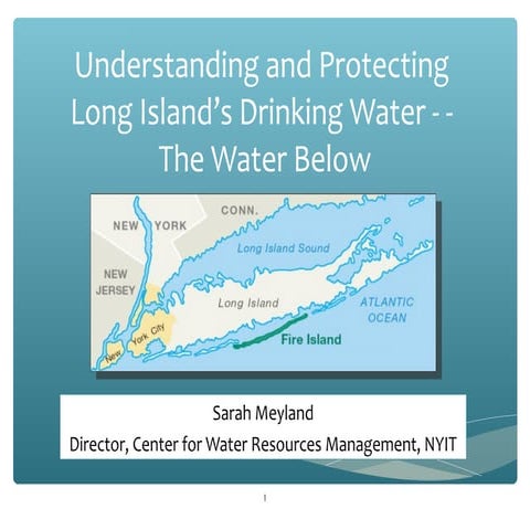 Water Matters , Episode II 1-29-2016 Prof Sarah Meyland on Managing ...