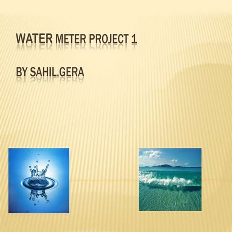 Water meter project 1 | PPTX