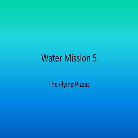 Water Mission 5 | PPTX