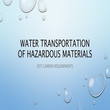 Water module 6d presentation (modified for fibro chem) | PPTX