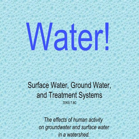 Water Notes | PPT