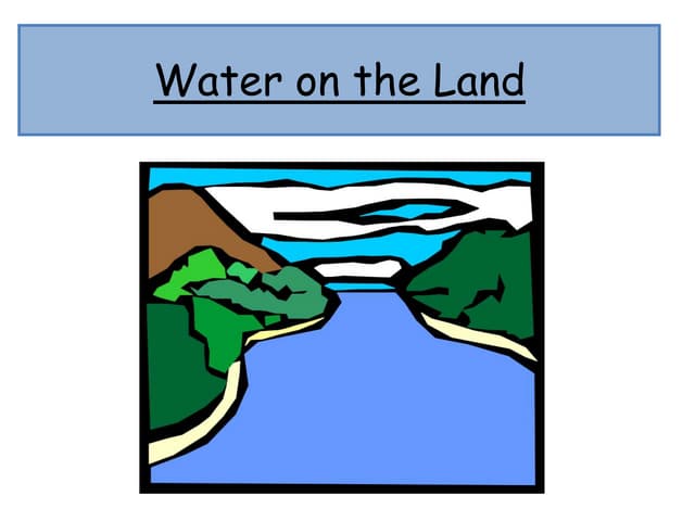Land and water forms lesson | PPTX