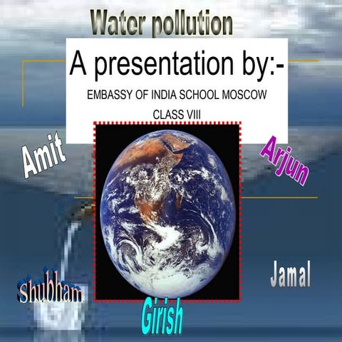 presentation on water pollution | PPT
